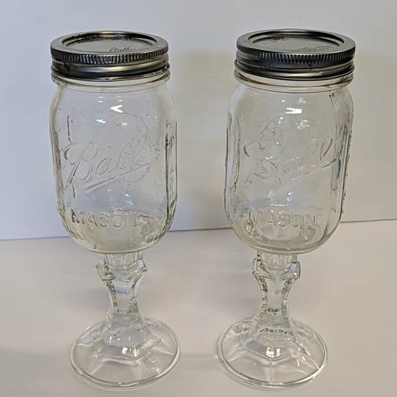 Ball | Dining | Ball Mason Jar Stem Glass Set | Poshmark